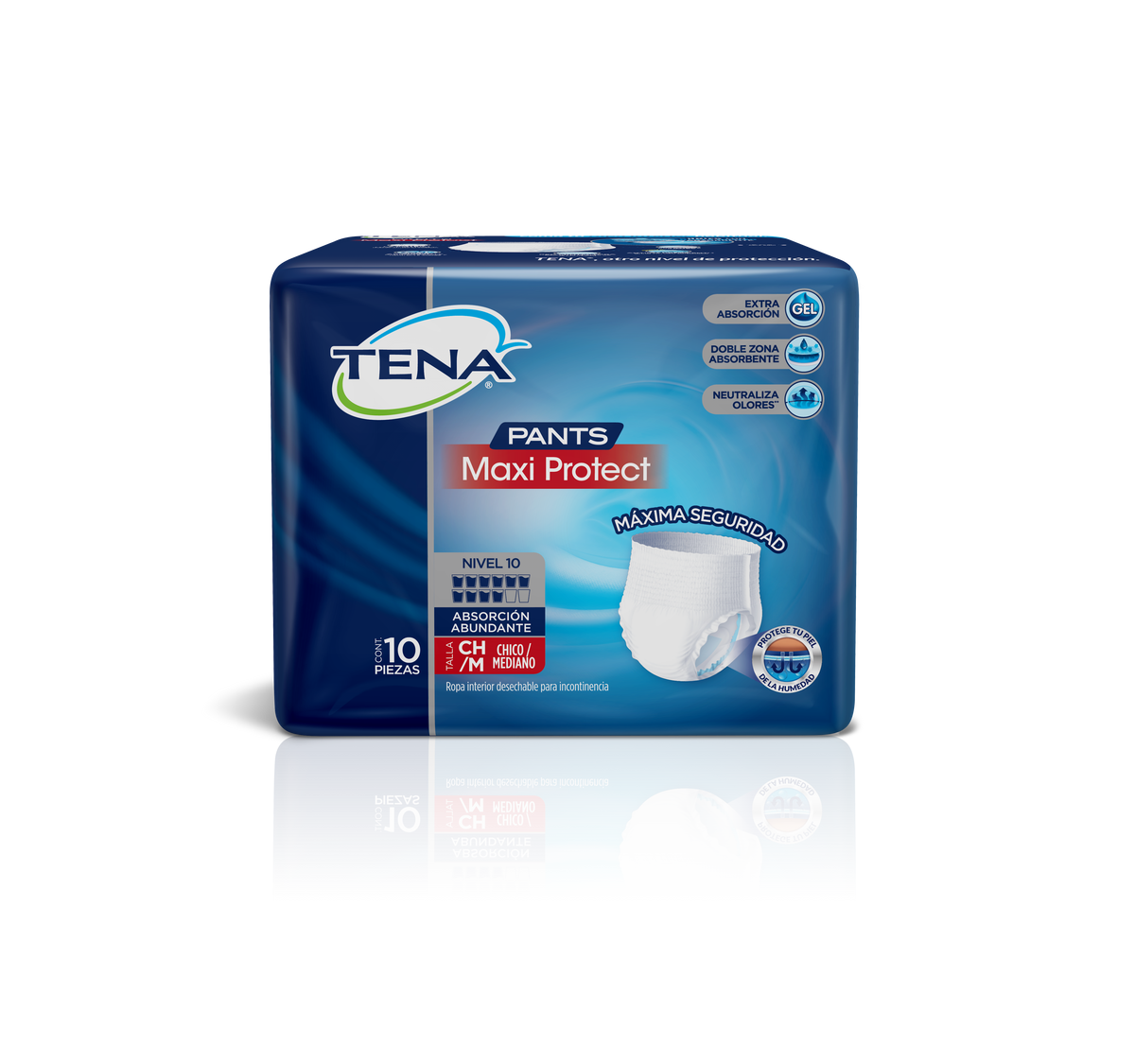Tena Pants Maxi Protect Ch/Med 10´s – Bbox Store
